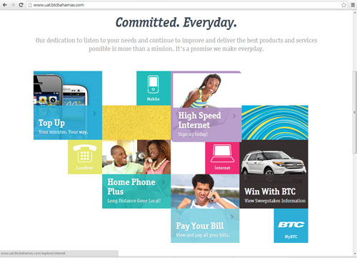 BTC Unveils New Website – Bahamas News